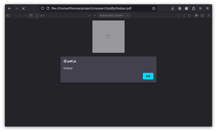 Poc Released For Javascript Execution Vulnerability In Pdfjs 6889